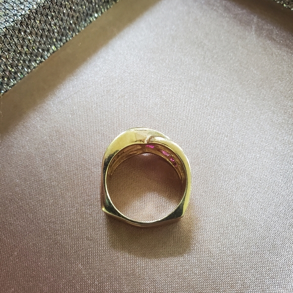 Jewelry | Vintage 14k Gold Ruby Diamond Ring | Poshmark